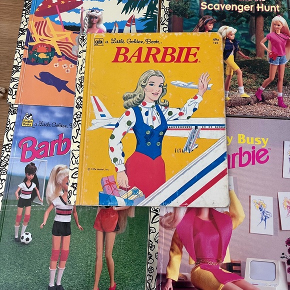 Mattel | Party Supplies | Barbie Little Golden Book Collection | Poshmark